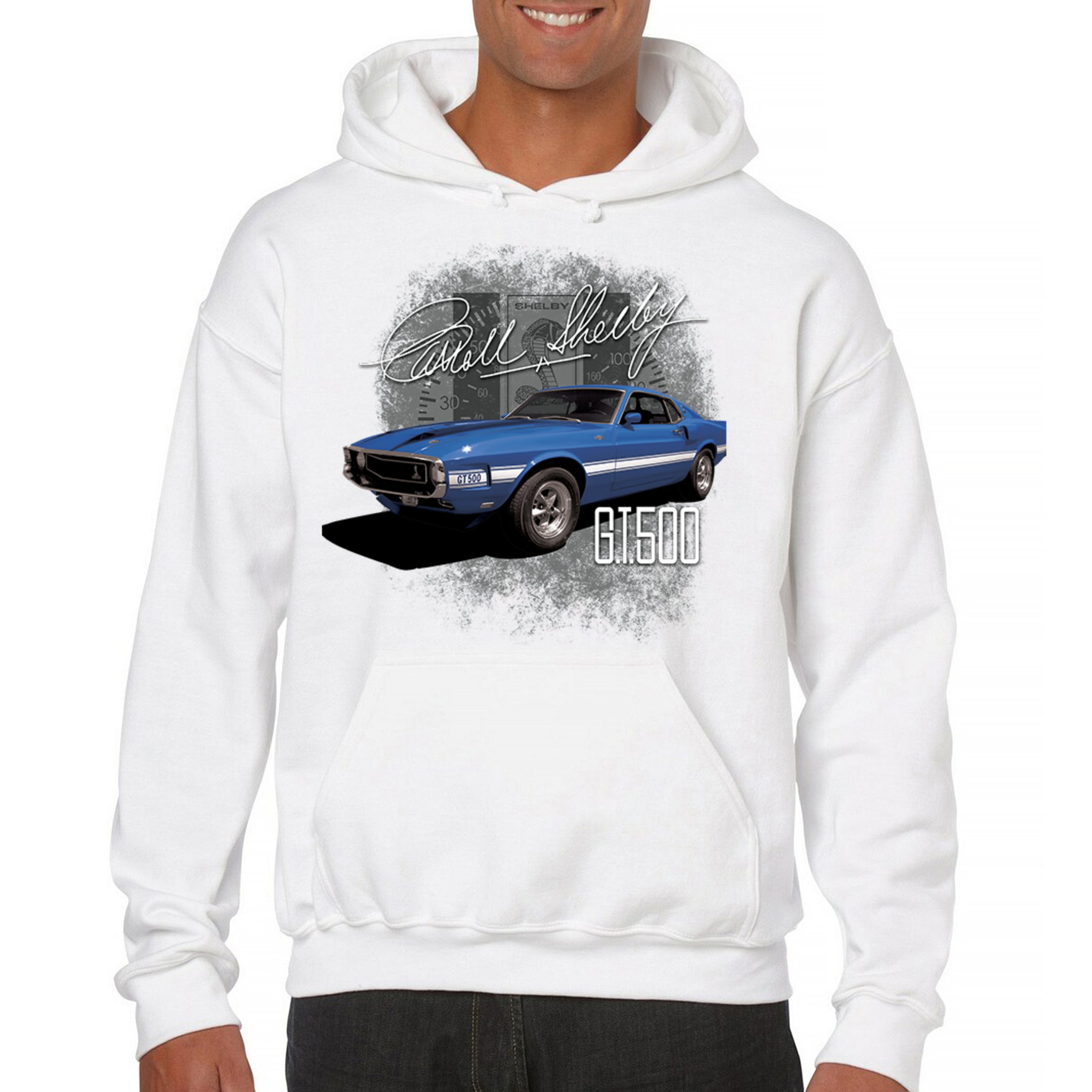 Cobra Shelby Vintage Blue GT500 Sweatshirt American Racing Mustang ...