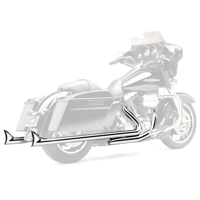 Cobra Speedster Dual Chrome Fishtail Tip Exhaust System (6974 ...