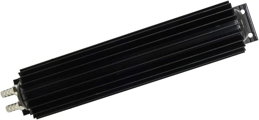 Cobra-Tek 12" Finned Dual Line Aluminum Transmission Cooler Black ...