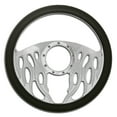 Cobra Tek 14" Chrome Billet Aluminum Steering Wheel With Half Wrap 9 ...