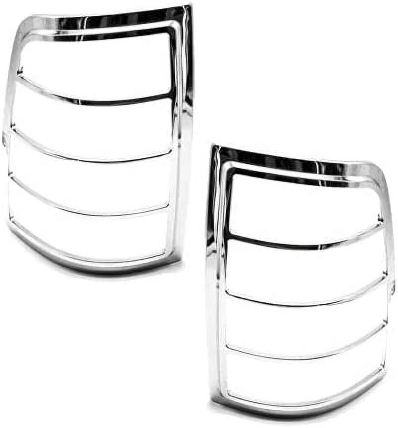 Cobra-Tek Chrome Tail Light Bezel Trim Cover FITS 2002 - 2015 Ram 1500 ...