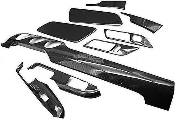 Cobra-Tek Compatible with 15-22 S550 Mustang Real Dry Carbon Fiber ...