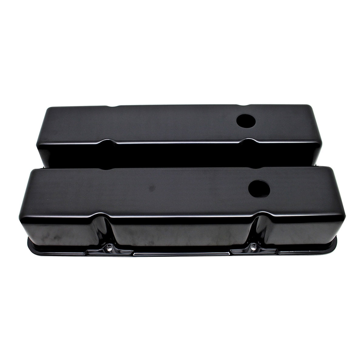 Cobra-Tek Fits 1958-1986 Chevy SB Small Block Tall Black Aluminum Valve ...