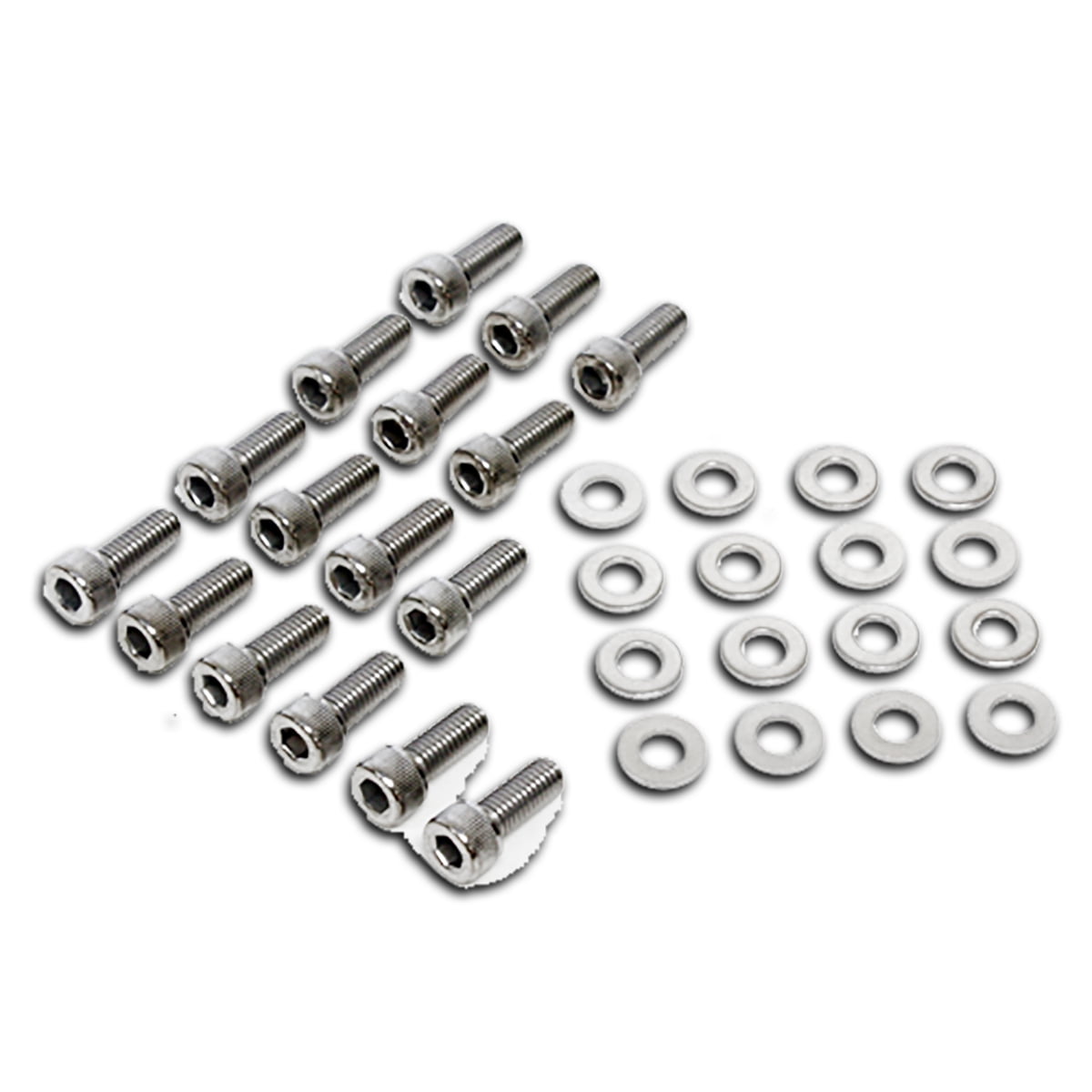 Cobra Tek Fits Chevy GM 700R4 Transmission Pan Bolt Kit Set 16 Pcs Zinc ...