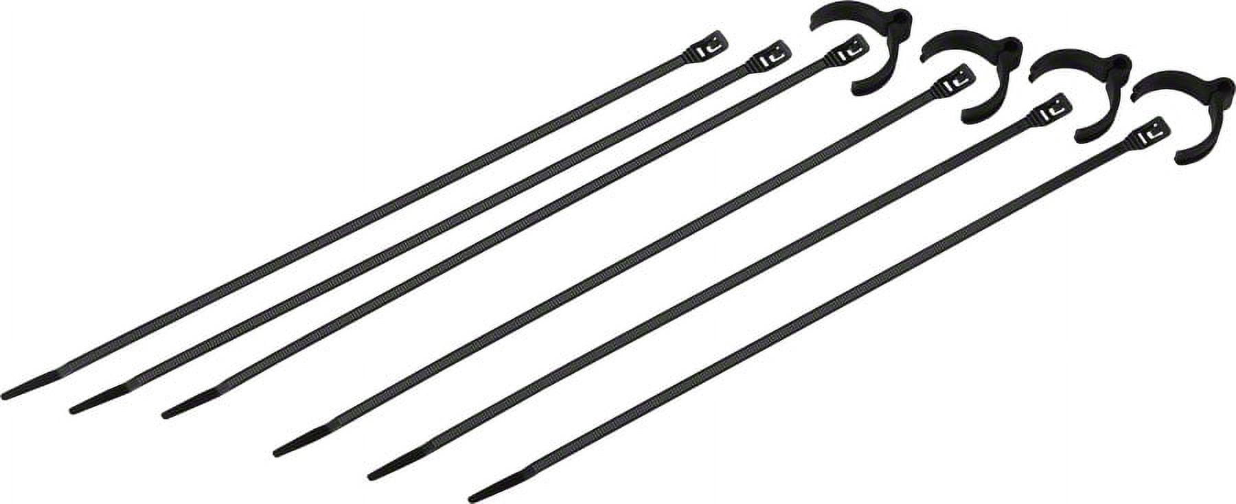 Cobra Ties Kit of 4 Flexroute Cable Guides and 6 Low Profile 50lb Cobra ...