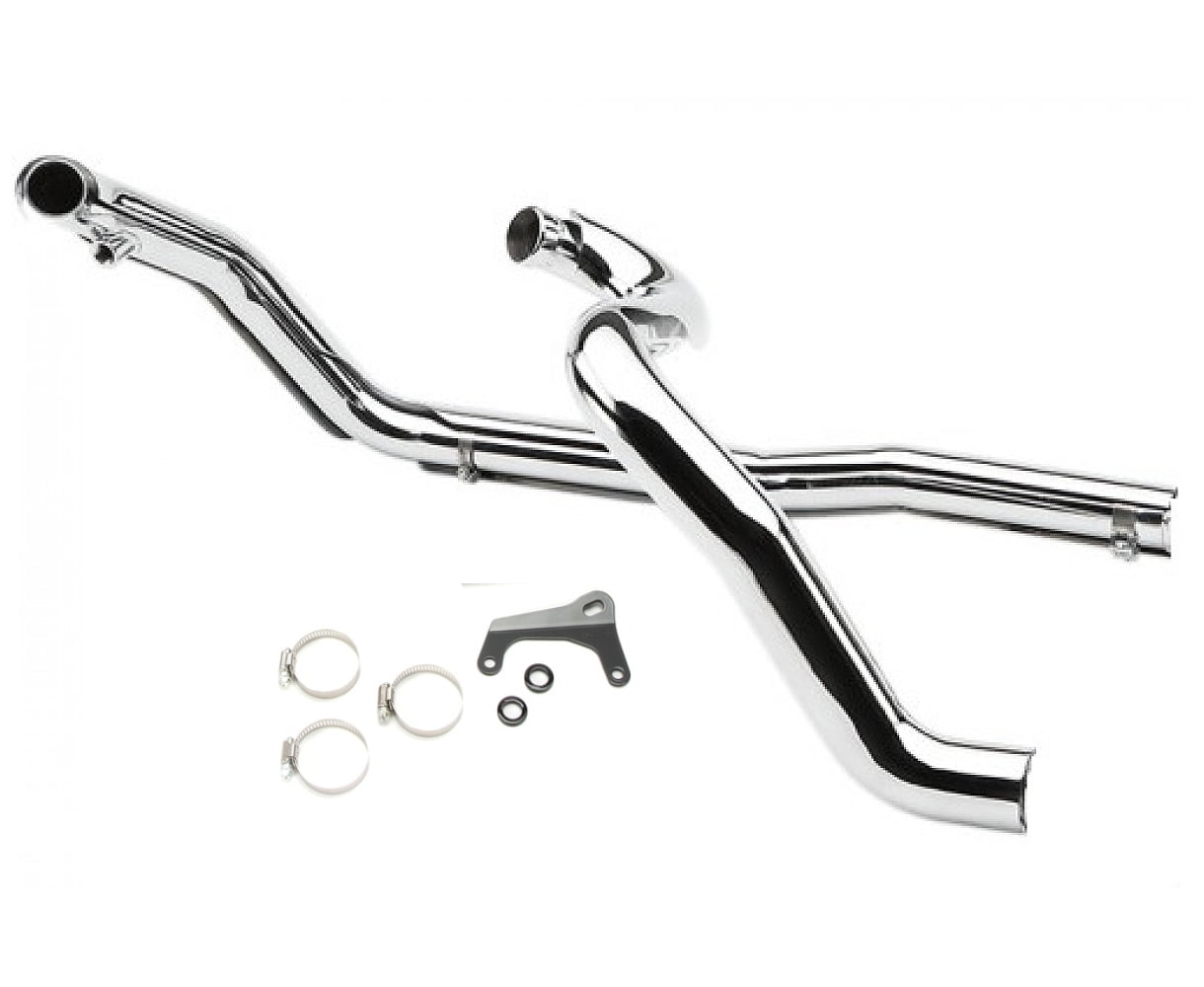 Cobra True Dual Chrome Head Pipes (6250) - Walmart.com