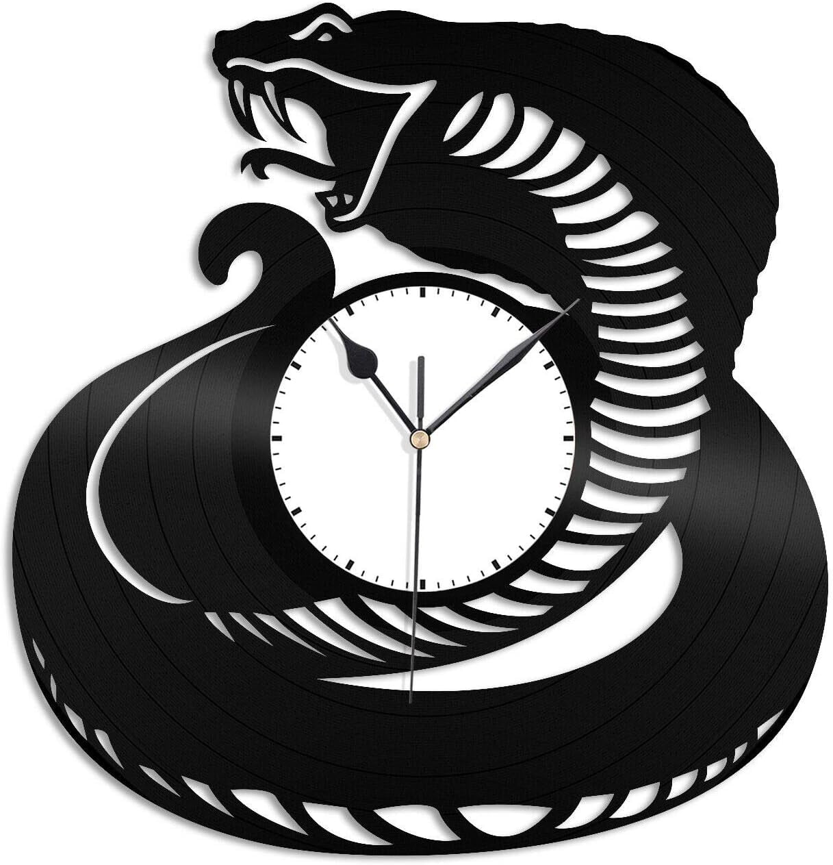 Cobra Vinyl Wall Clock,Vinyl Record Clock Wall Art Unique Room ...