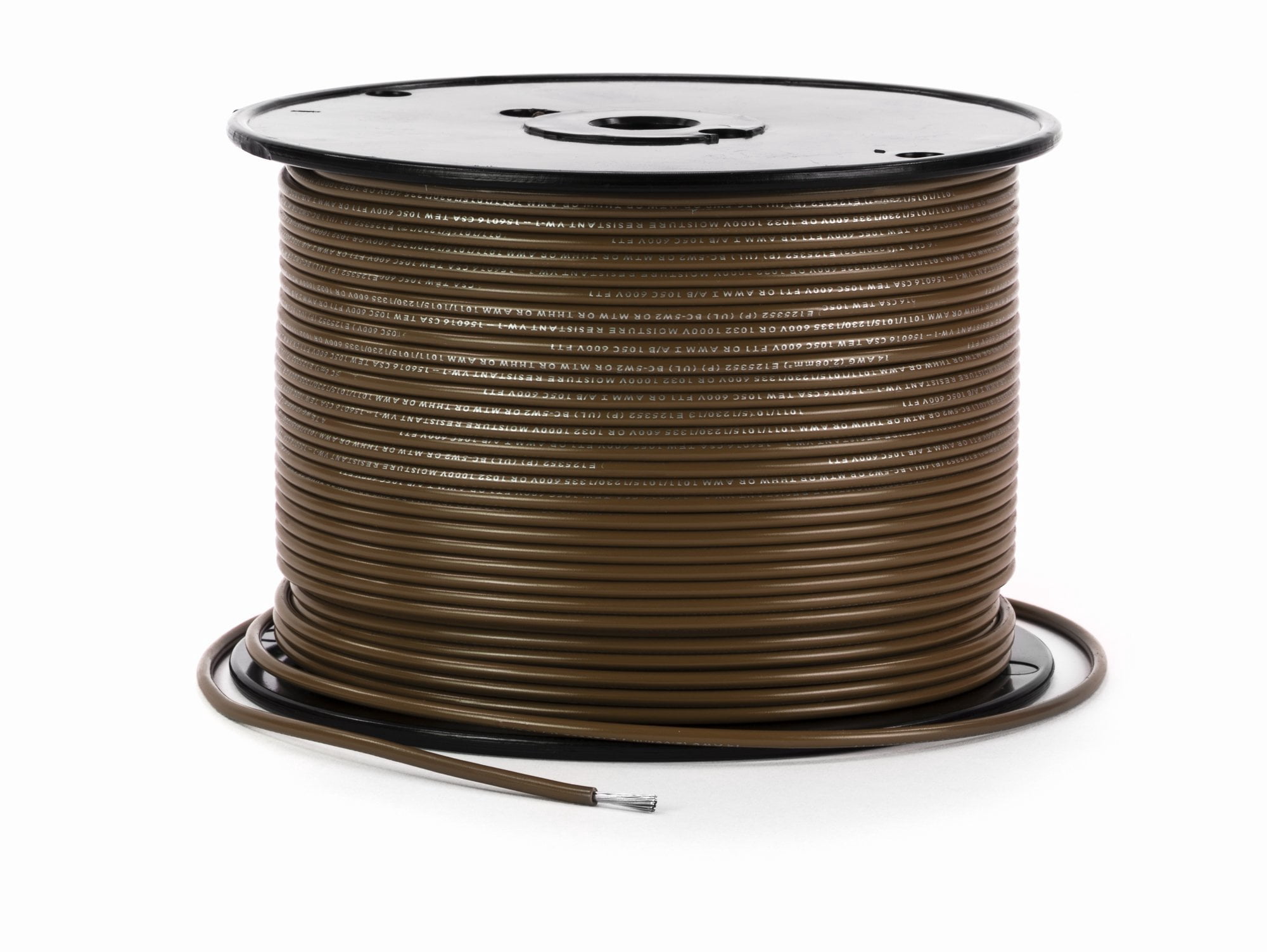 Cobra Wire & Cable A1012T06100FT; 12Ga Brn Tinned Wire 100Ft - Walmart ...