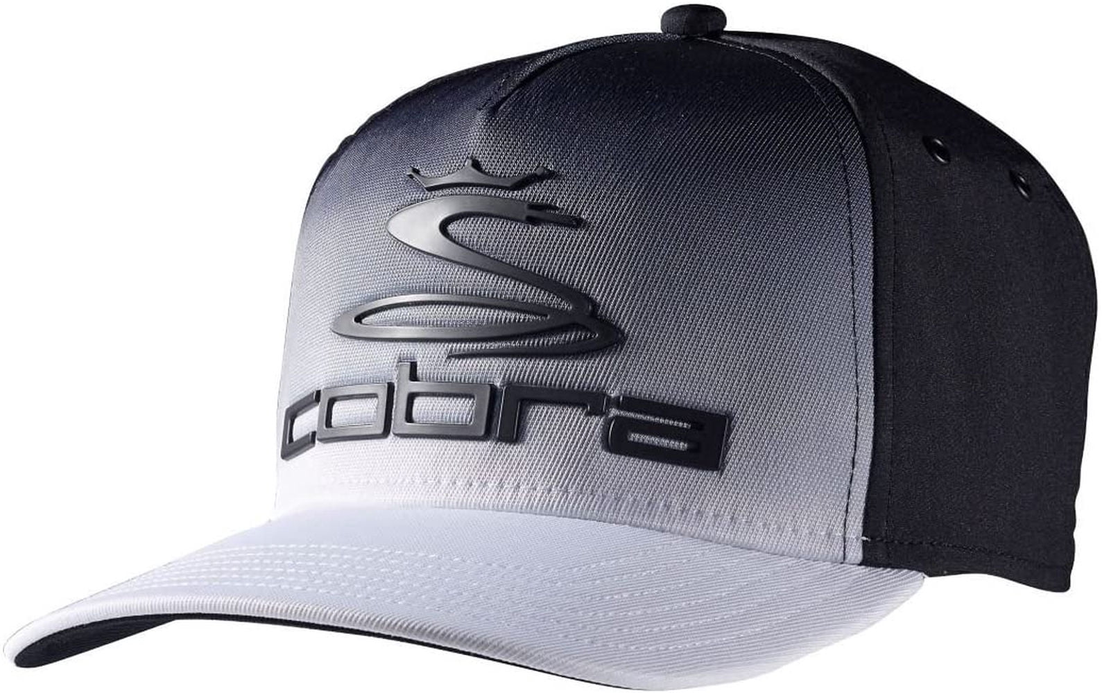 Cobra Youth Tour Fade Hat (Black/White, OSFA) Golf Cap NEW - Walmart.com