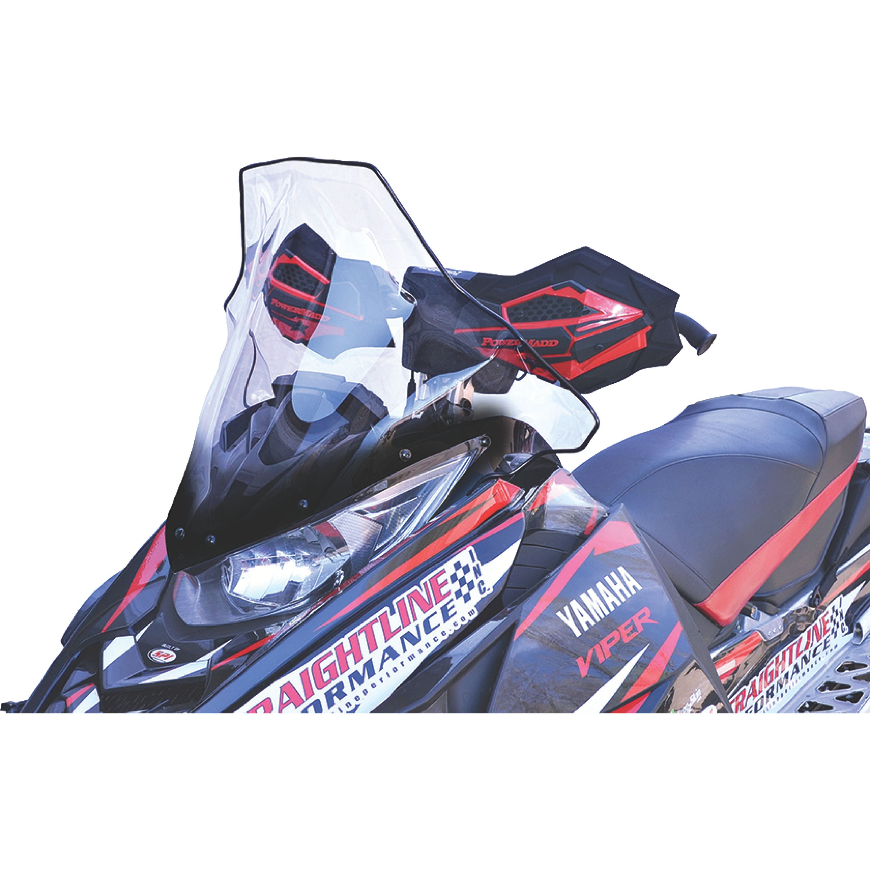 Cobra by PowerMadd 14540 Tall 19" Clear with Black Fade Windshield For ...