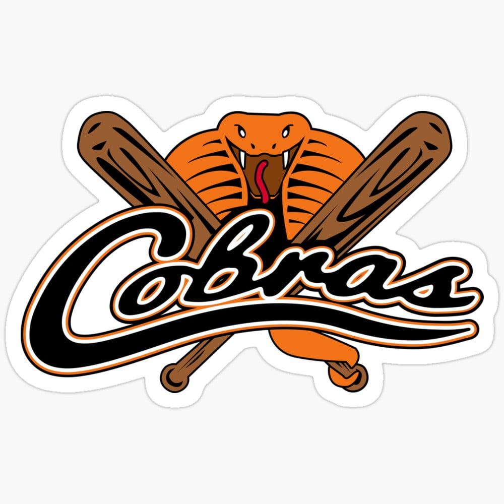 Cobras Baseball Logo Sticker Phone Decal Water Bottle Stickers Car ...