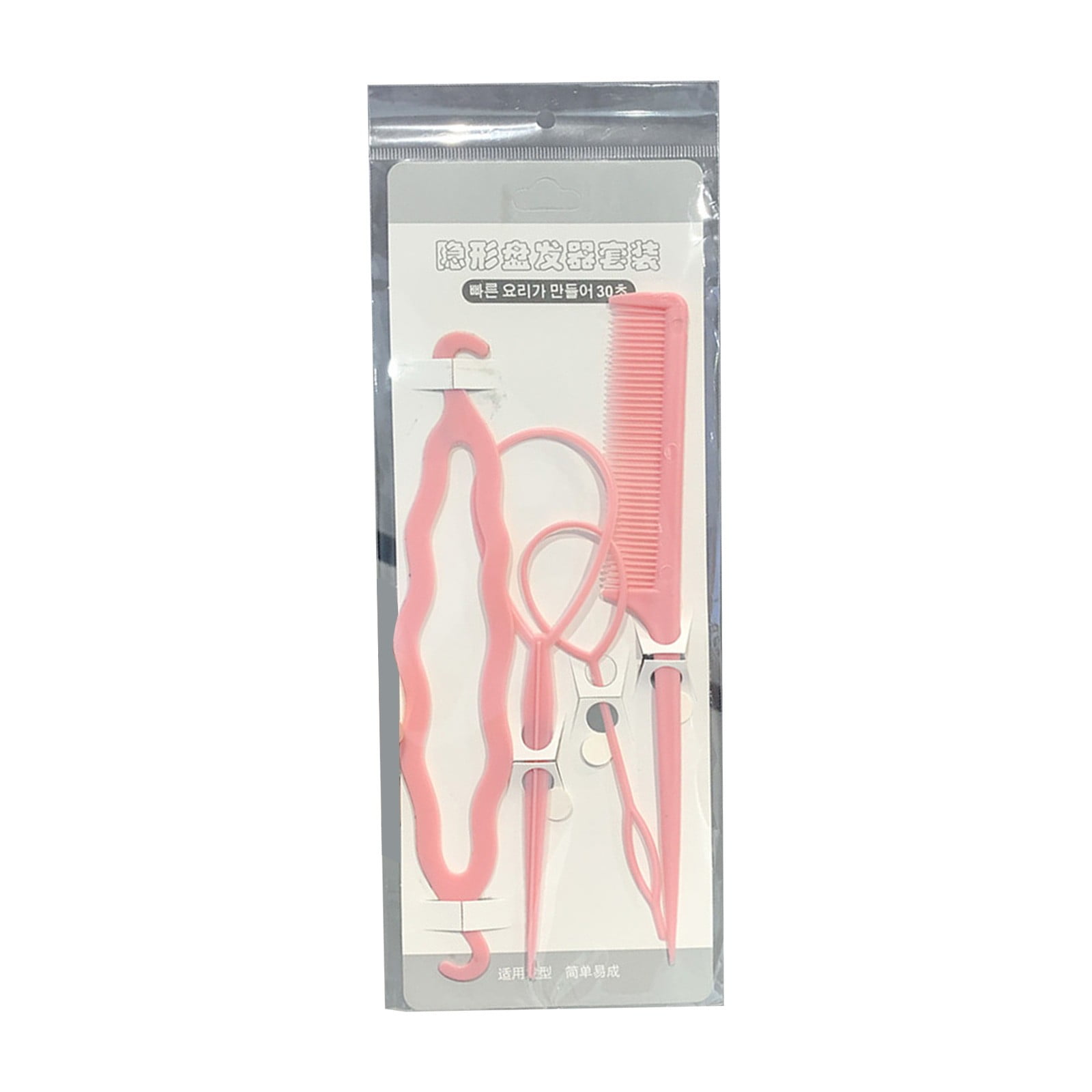 Cobrcref Four Piece Hair Styling Set Adult Hair Puller Loop Needle ...