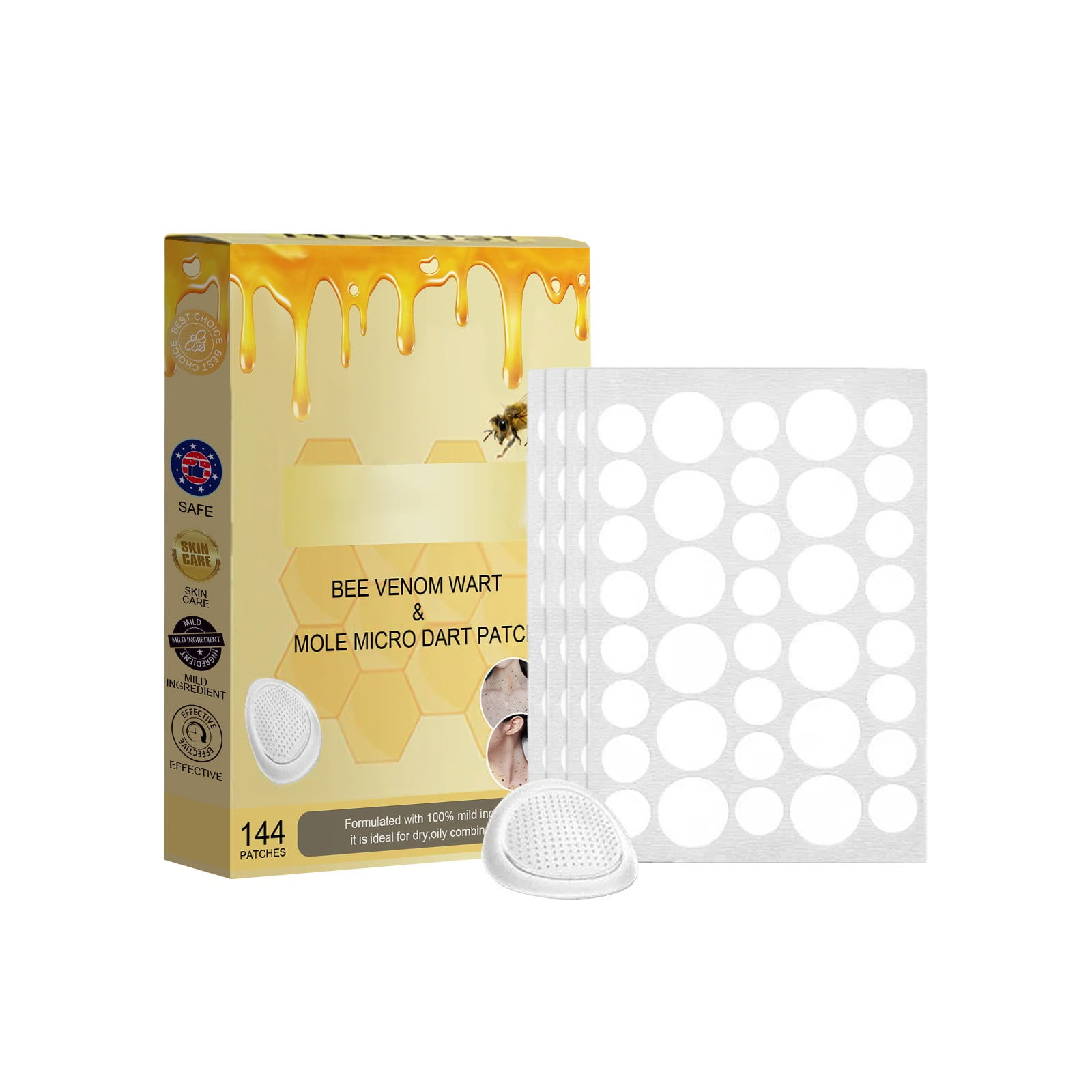 Cobrcref Wart Removal Patch Gently Cleanses And Smooths The Body Skin ...