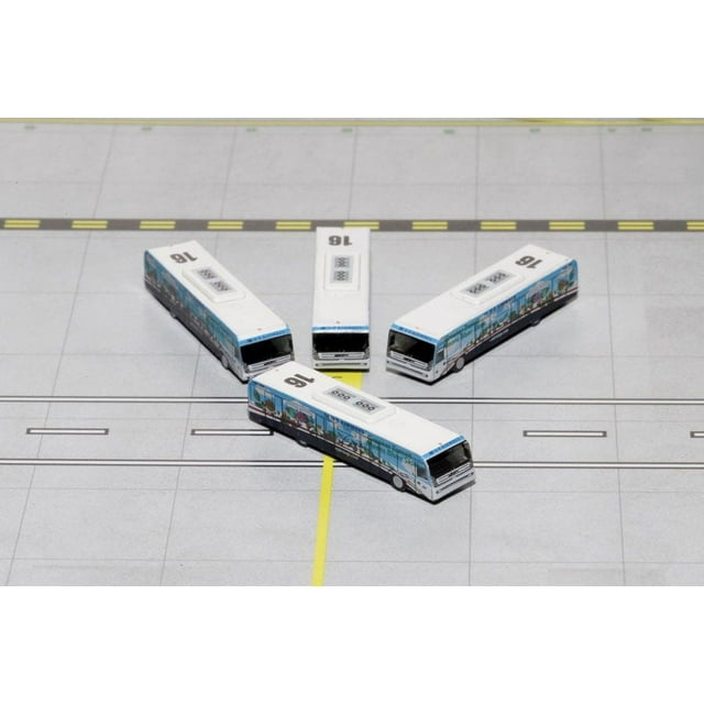 Cobus 3000 Passenger Bus White and Blue with Graphics "US Airways ...