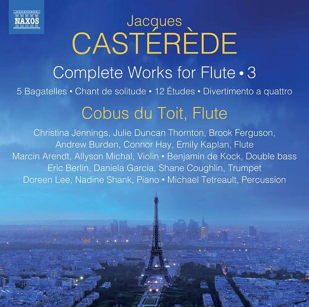 Cobus Du Toit - Complete Works for Flute 3 - Music & Performance - CD ...