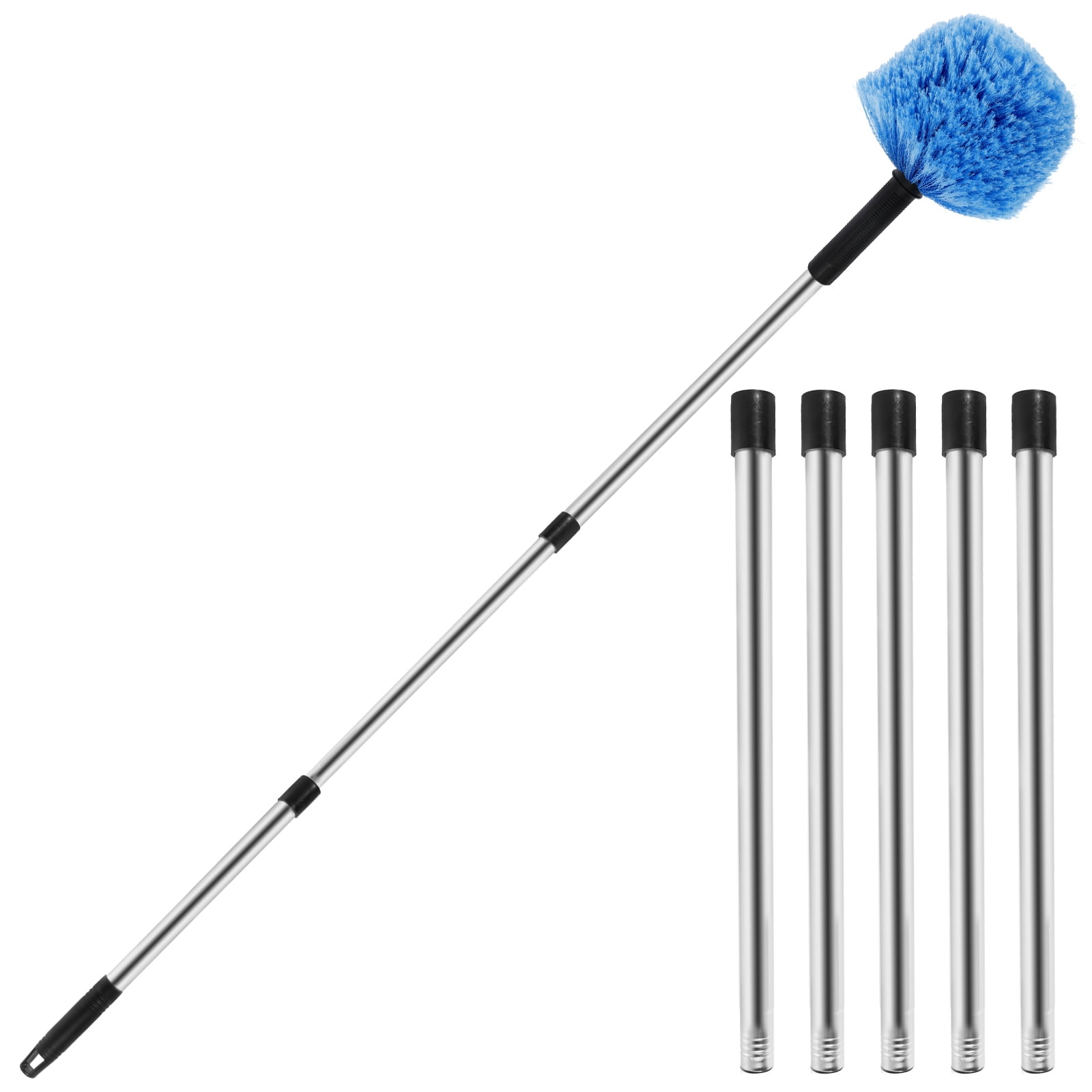 Cobweb Duster with Extension Pole Extendable Fan Cleaner Duster ...