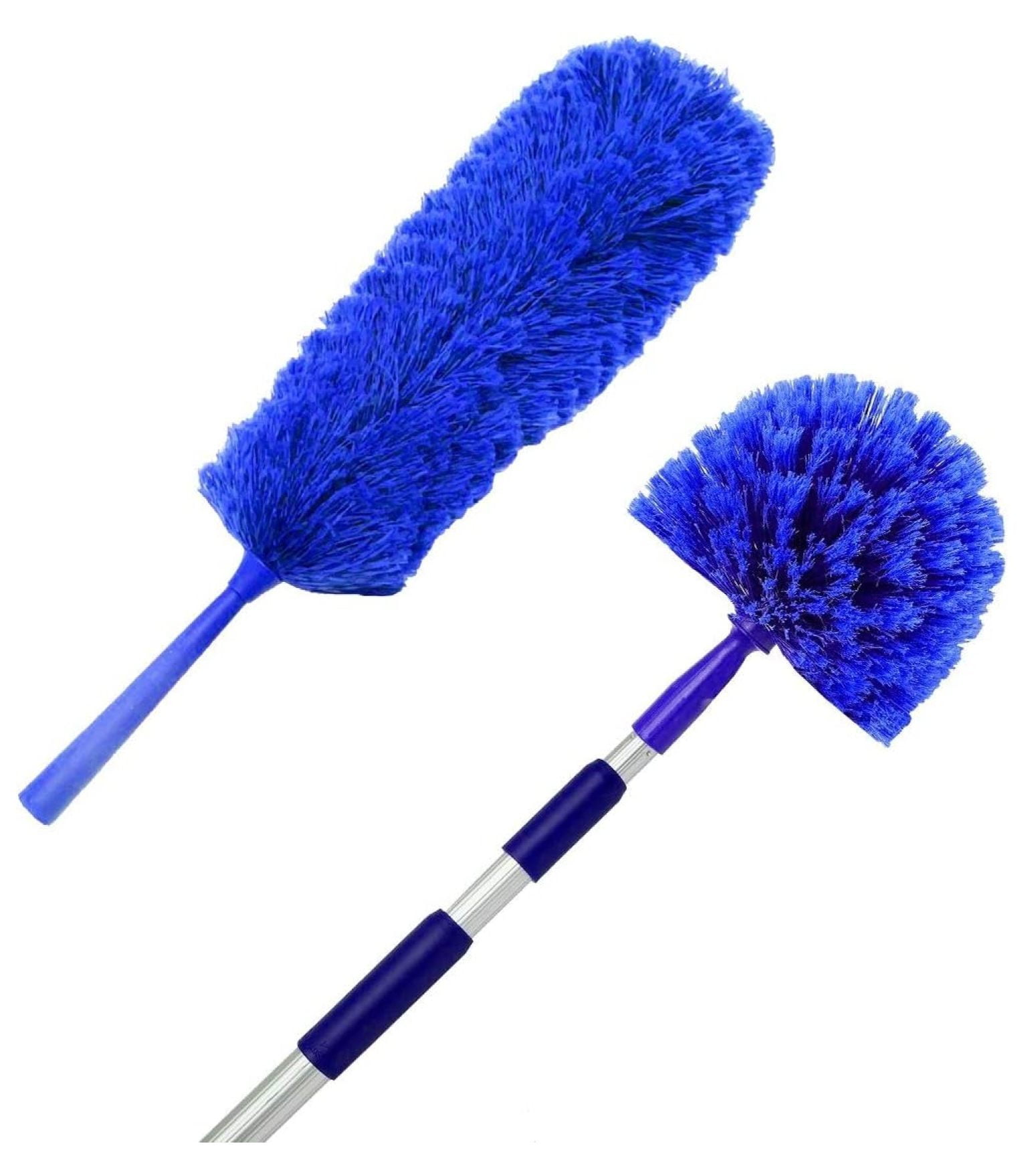 Cobweb Duster with Extension Pole, Plus Size Microfiber Ceiling Fan ...