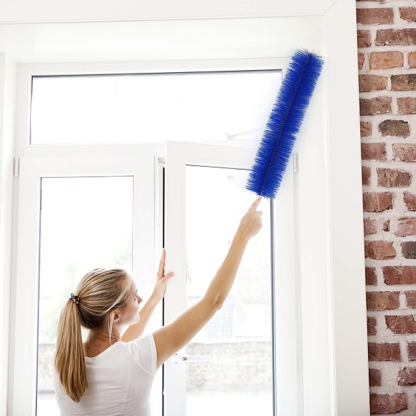 Cobweb Duster, Fan Duster, Dust Cleaner, Microfiber Head Washable ...