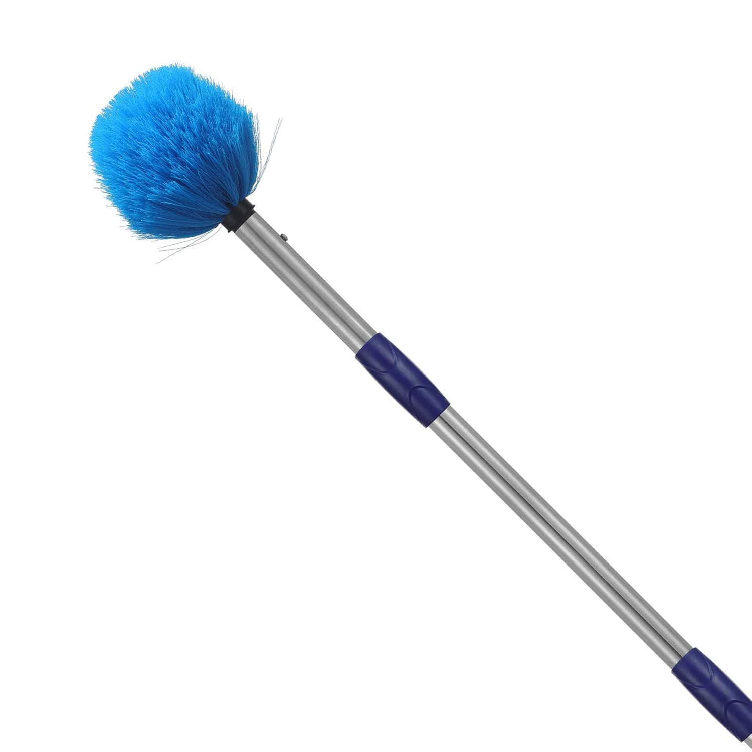 Cobweb Duster with Pole, CCF19 4ft Stainless Steel Pole Cobweb Brush ...