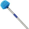 Cobweb Duster with Pole,4-feet Ceiling Fan Duster Medium Stiff Bristles ...