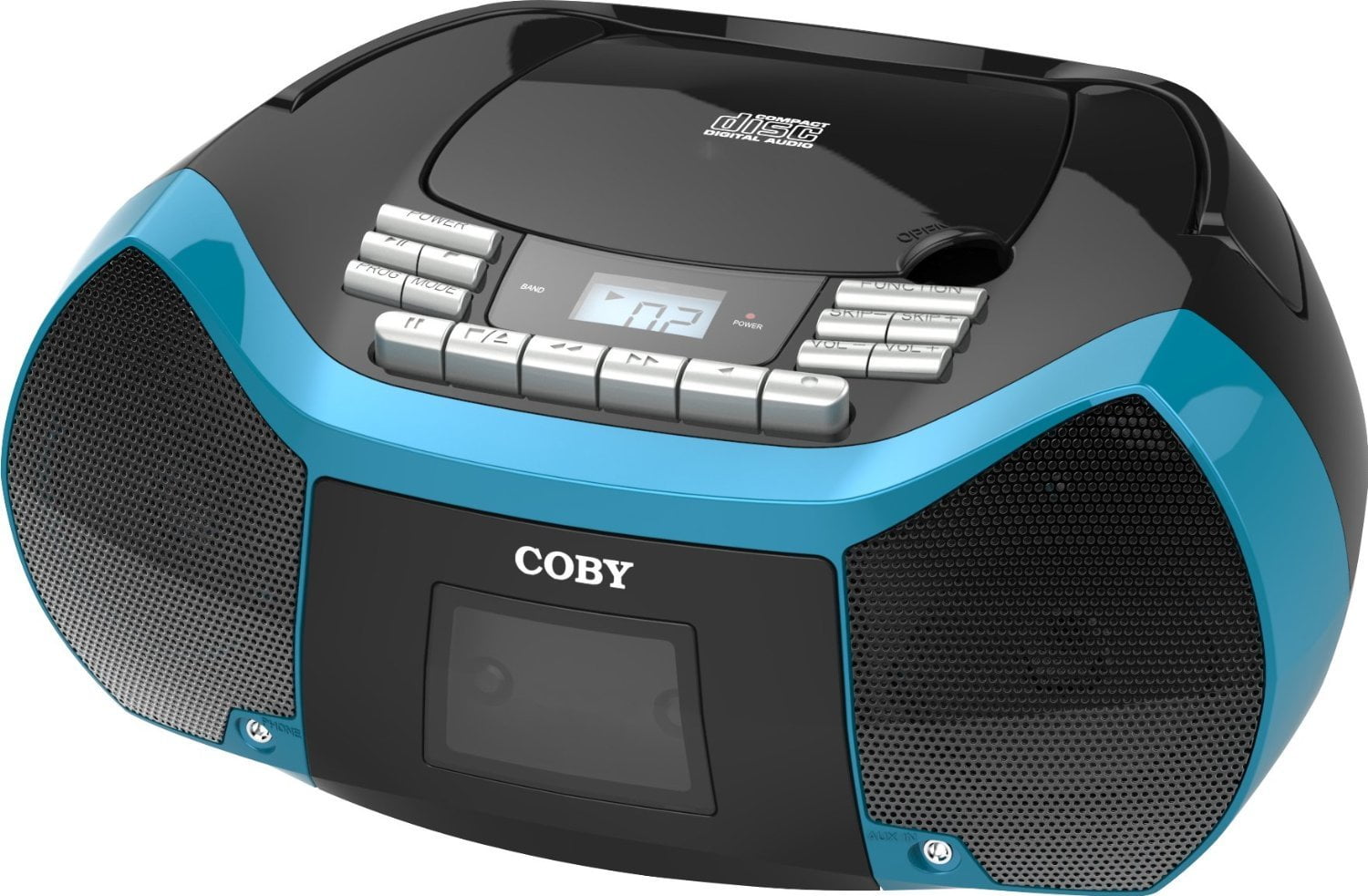 Coby Portable Stereo Cd Player & Tape Cassette Recorder With Digital AM ...