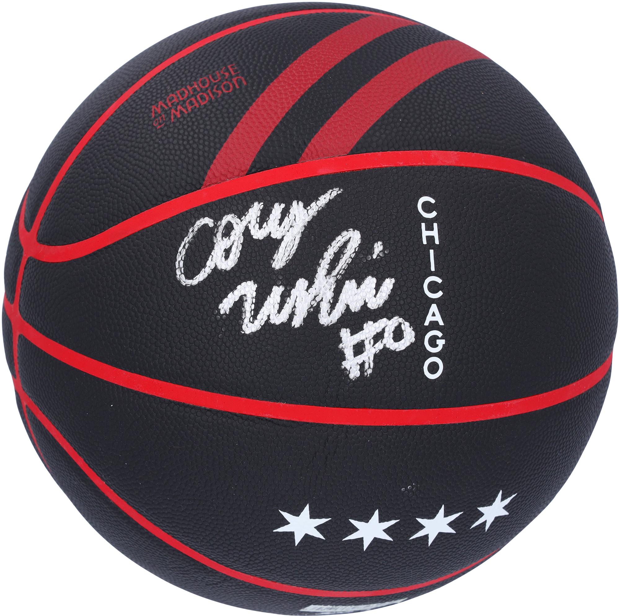 Coby White Chicago Bulls Autographed 2023-24 City Edition Collector's ...