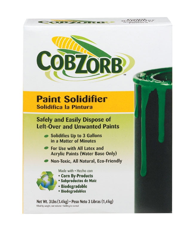 CobZorb 3 lb Paint Solidifier, Non-toxic Paint Hardener for Safe ...