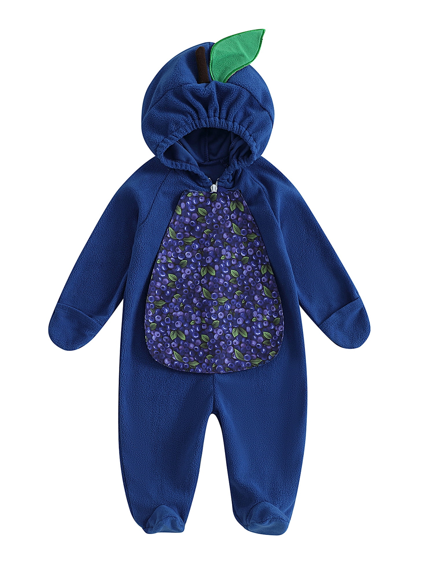CocMouse Baby Blueberry Costume Long Sleeve Hooded Romper Footie ...