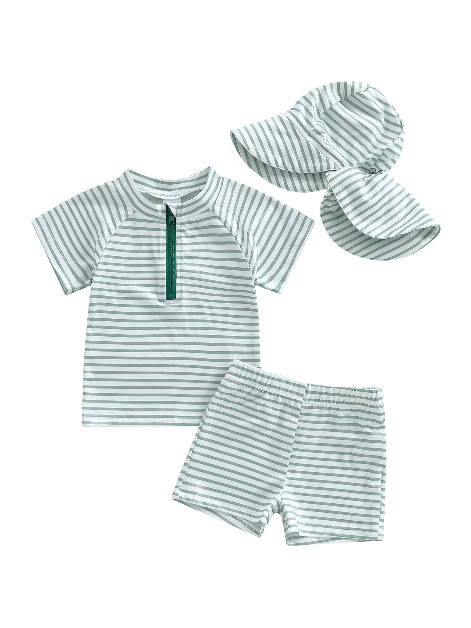 CocMouse Boys' Rash Guard Set, 3 Piece Swimsuit Suit, Quick Dry Rash ...