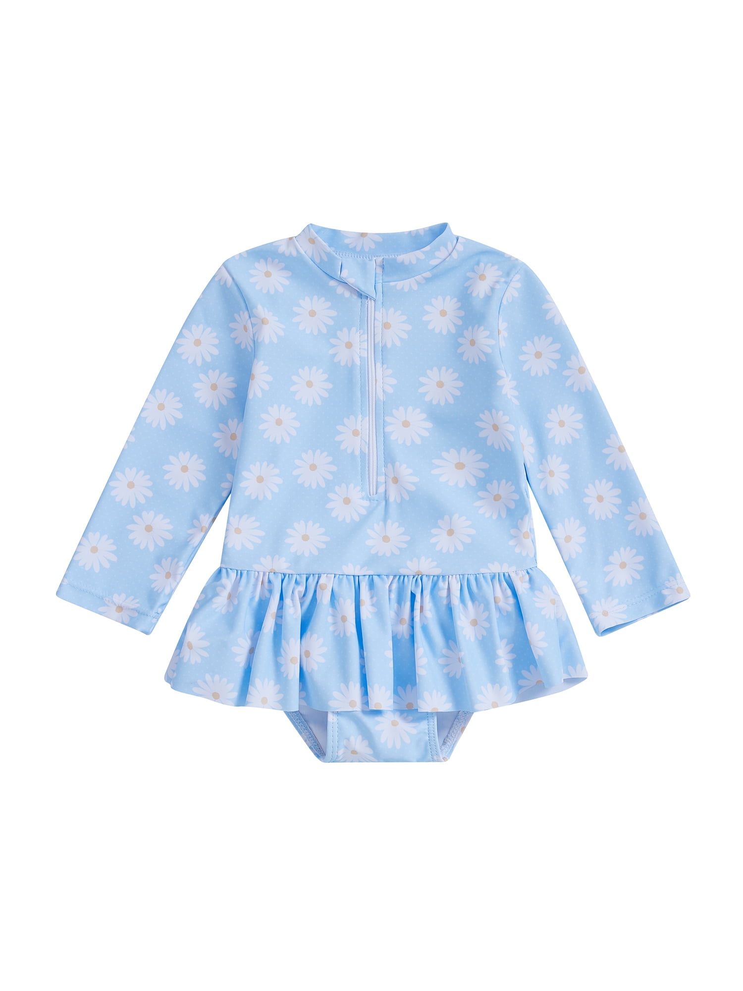 CocMouse Toddler Girls Rash Guard Swimsuit Rompers Long Sleeve Swimwear ...