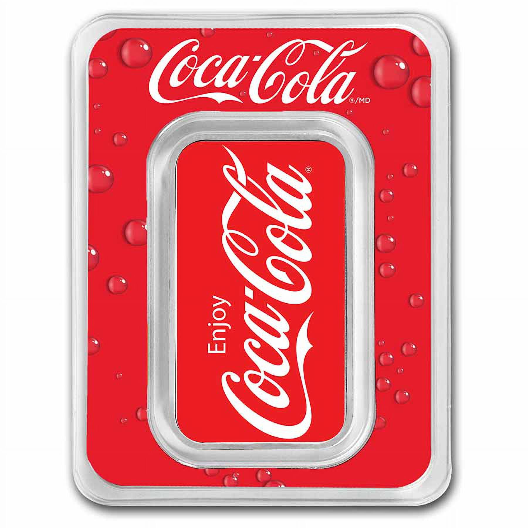Coca-Cola® 1 oz Silver Colorized Bar - Walmart.com