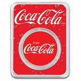 Coca-Cola 1 oz Silver Colorized Round, Classic Logo, Coke Bottle Images ...