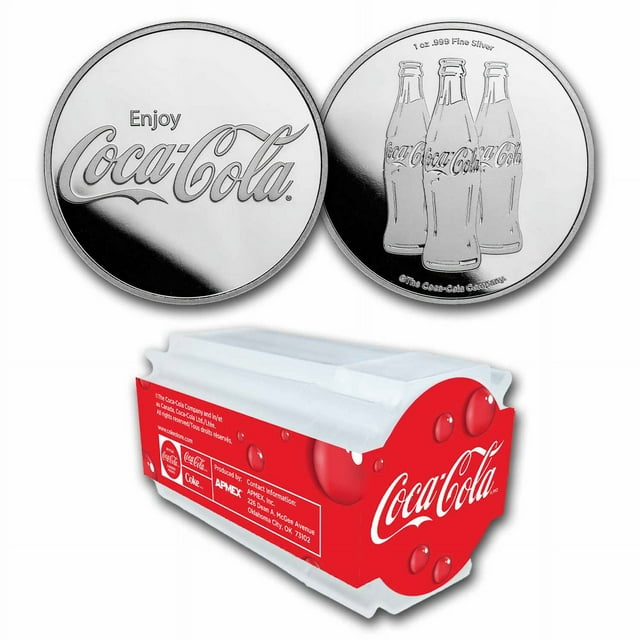 Coca-Cola® 1 oz Silver Struck Round (Tube of 20) - Walmart - Walmart.com