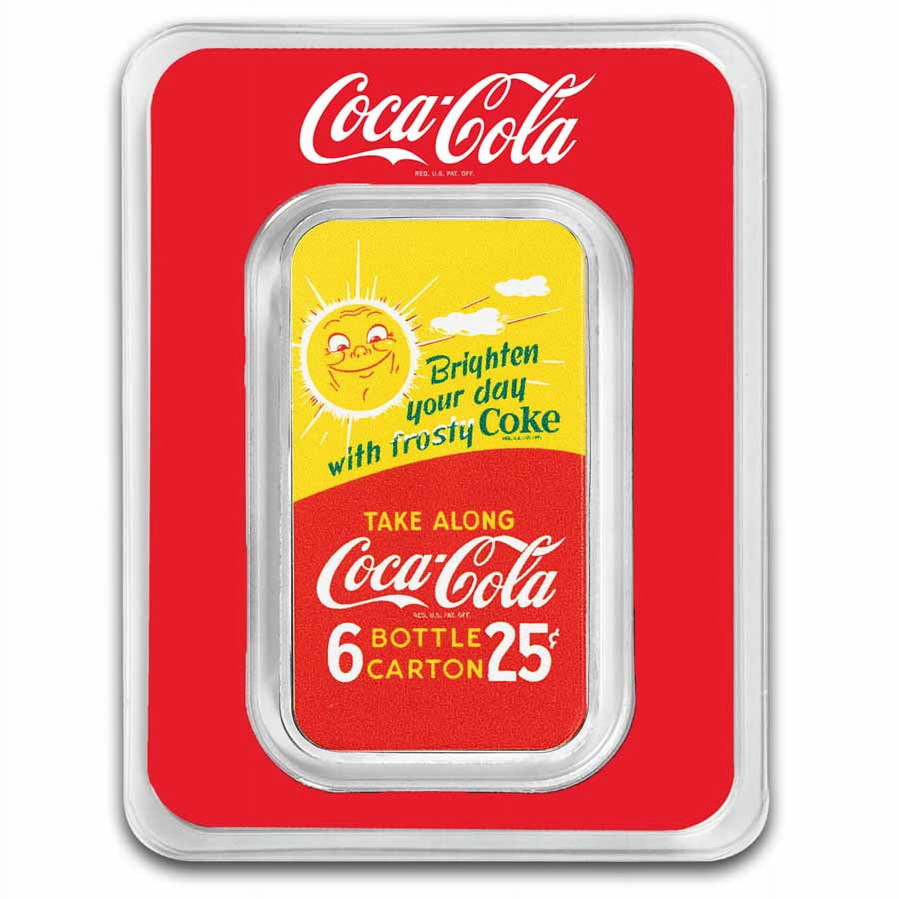 Coca-Cola® 1 oz Silver Summer Fun Colorized Bar (in TEP) - Walmart.com