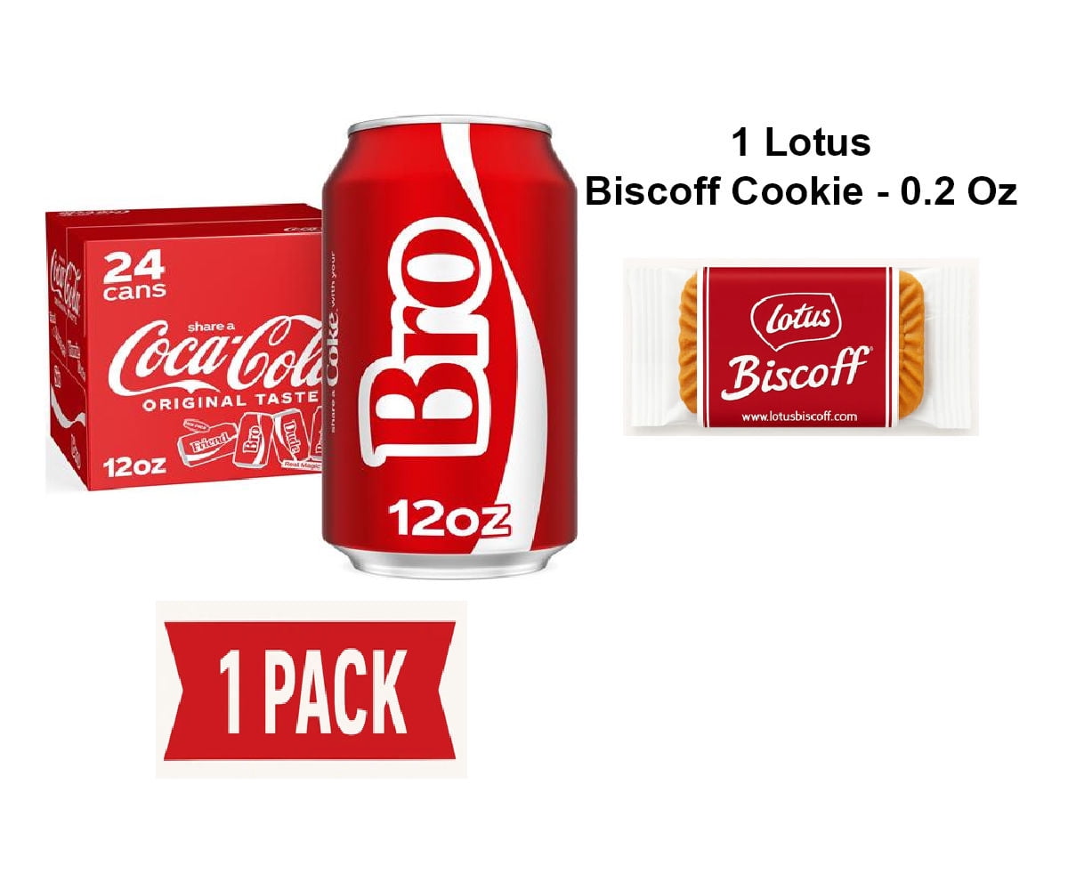 Coca-Cola, 12 Fl Oz, 24 Pack - Pack Of 1 & Lotus Biscoff Cookie - 0.2 ...