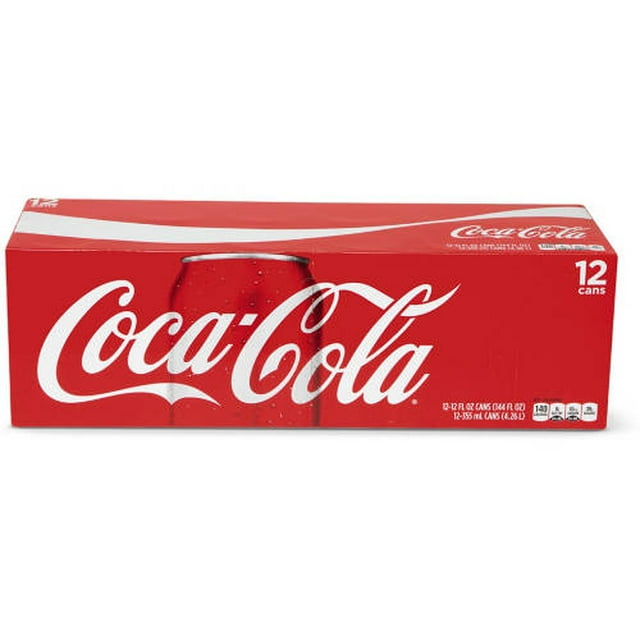 Coca Cola, 12-Pack Soda Cans, 12 oz - Walmart.com