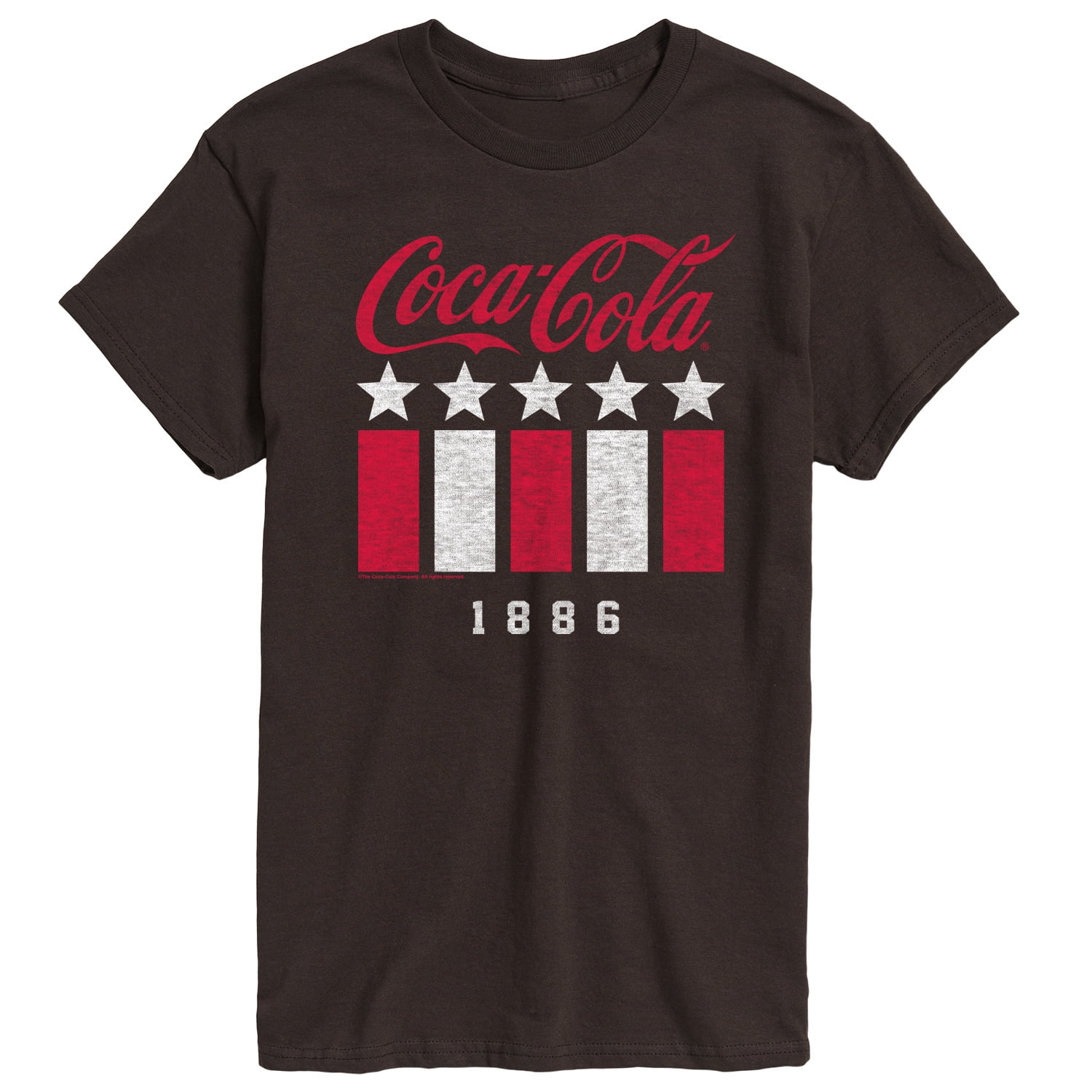 Coca-Cola - 1886 Stars Stripes - Men's Short Sleeve Graphic T-Shirt ...