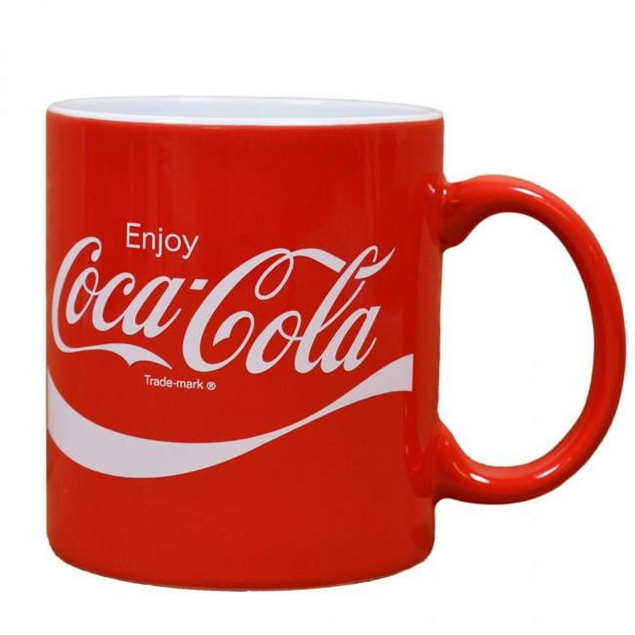 Coca-Cola 891156 20 oz Enjoy Logo Ceramic Mug - Walmart.com