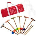 Coca Cola 24 Piece 6 Player Croquet Set - Complete Game - Walmart.com