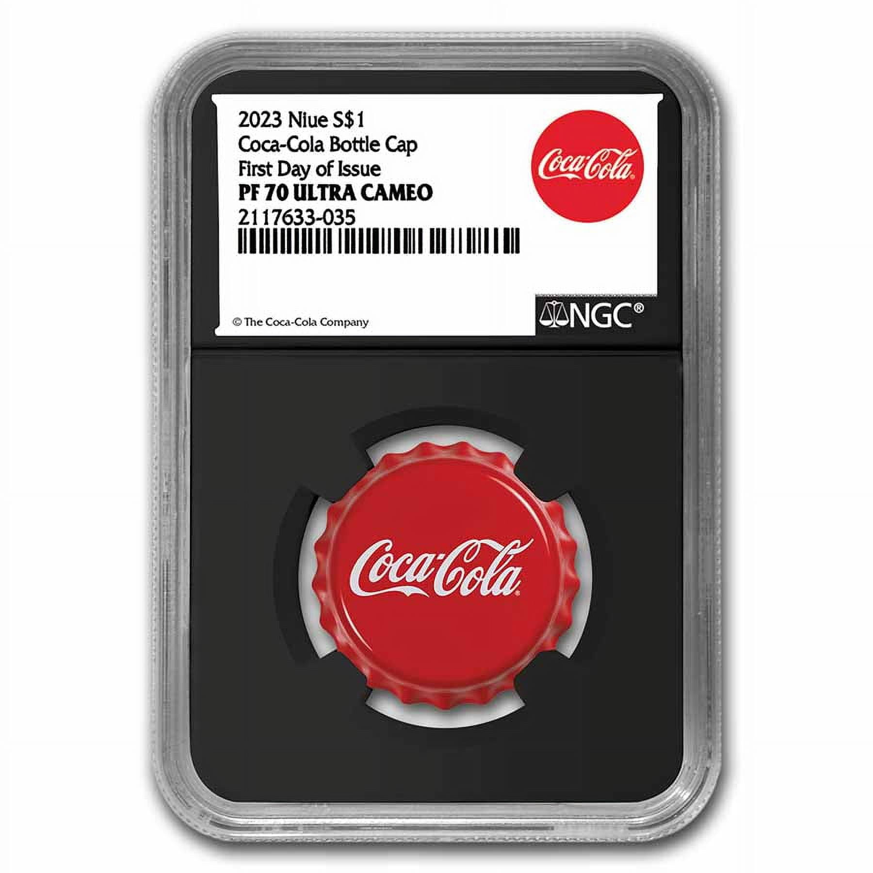 Coca-Cola® 6 gram Silver Bottle Cap - PF-70 NGC (FDI) - Walmart.com