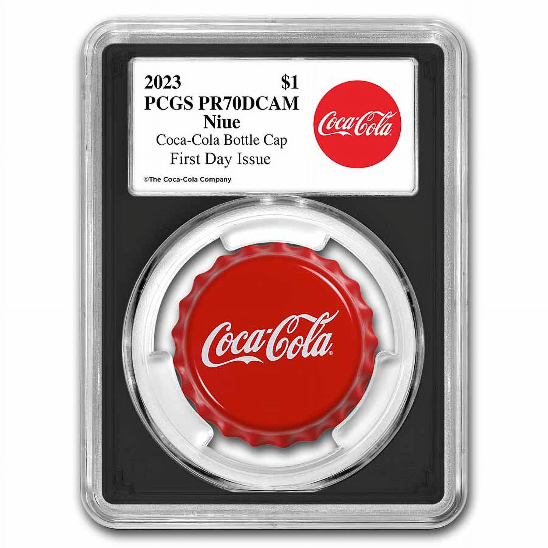 Coca-Cola Silver Bottle Cap Coin, 6 Grams .999 Fine, PR-70 PCGS, First ...