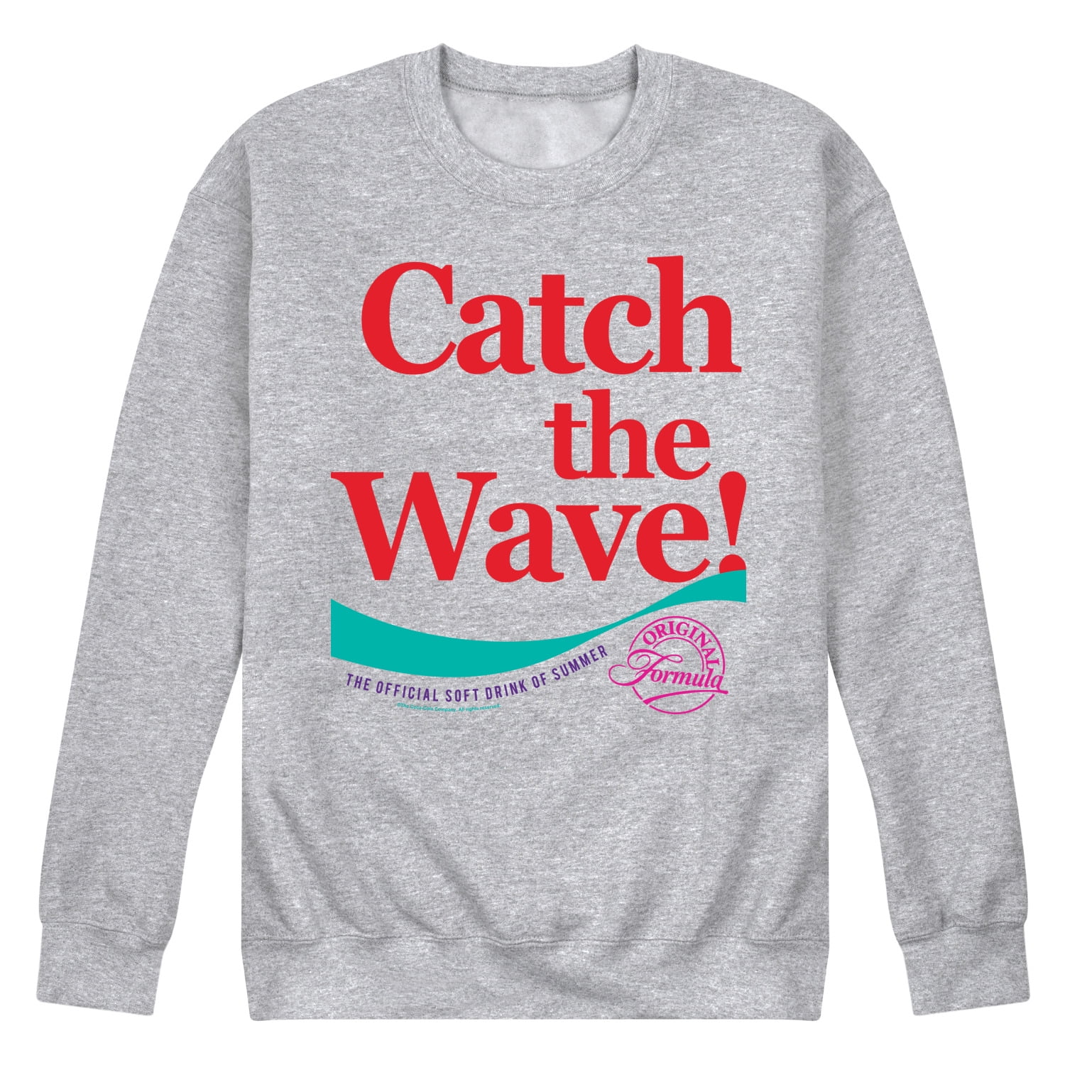 Coca-Cola - 90's Retro - Catch the Wave - Men's Crew Neck Fleece ...
