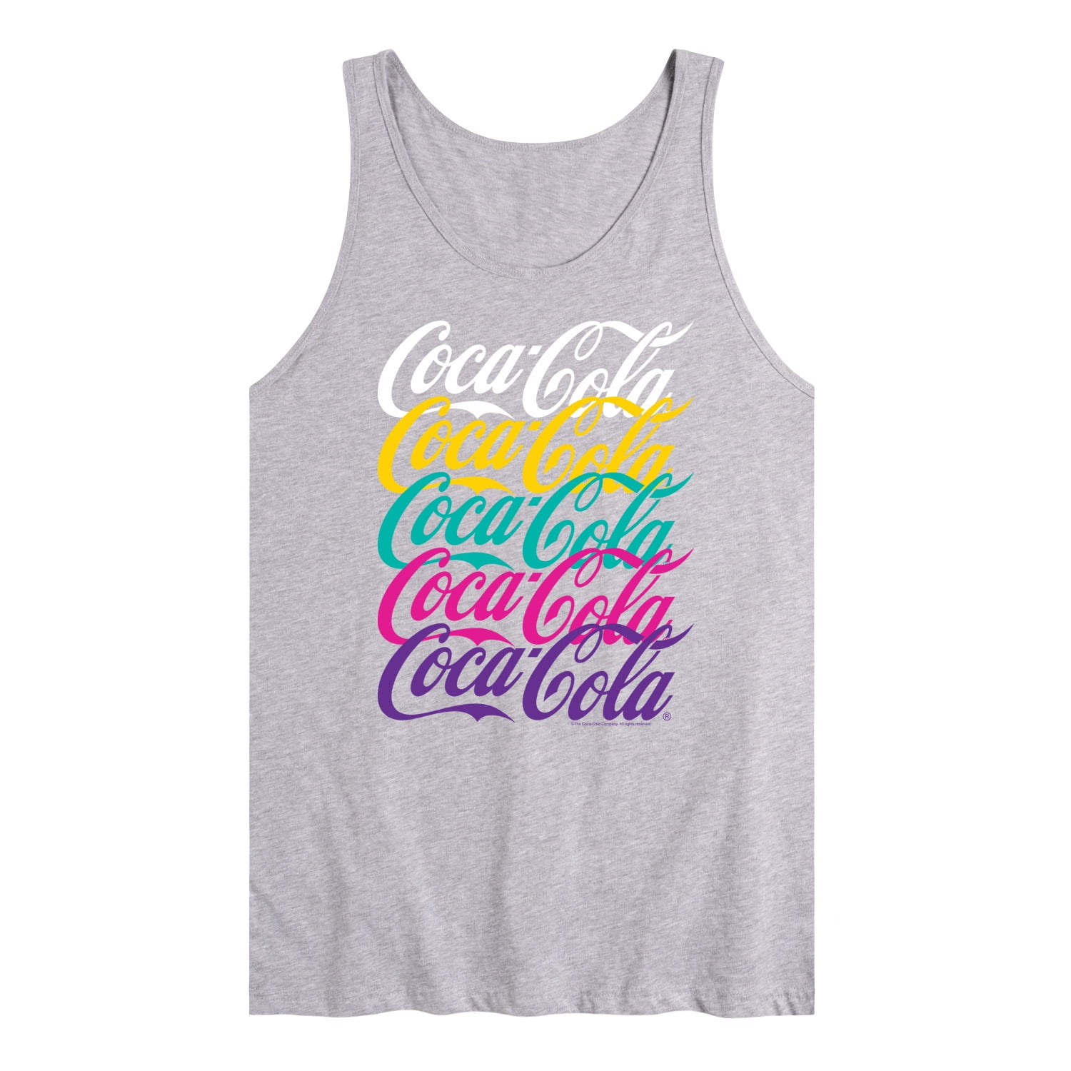 Coca-Cola - 90's Retro Logo Stacked - Men's Jersey Tank Top - Walmart.com