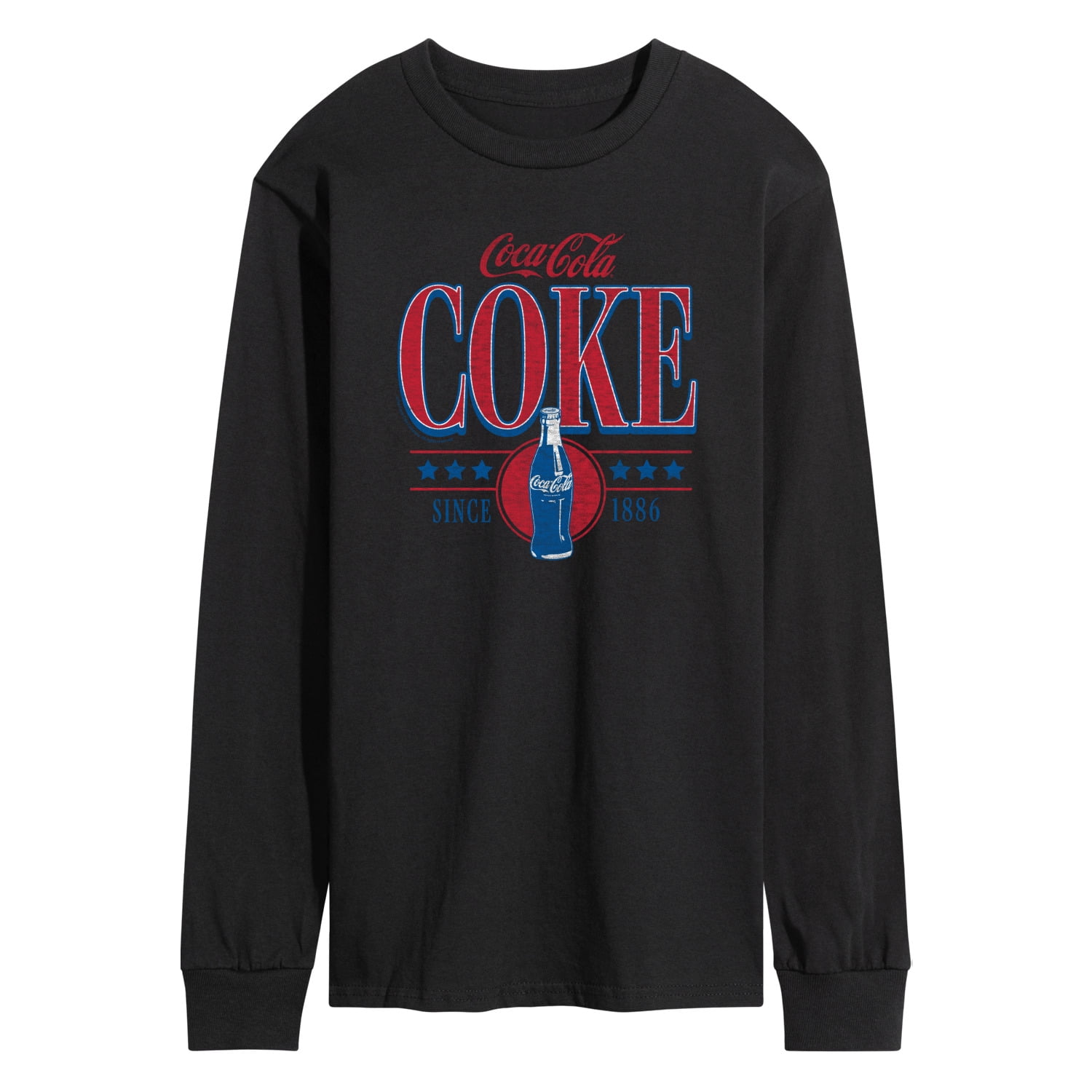 Coca-Cola - 90s Coke Collegiate Design - Men's Long Sleeve T-Shirt ...