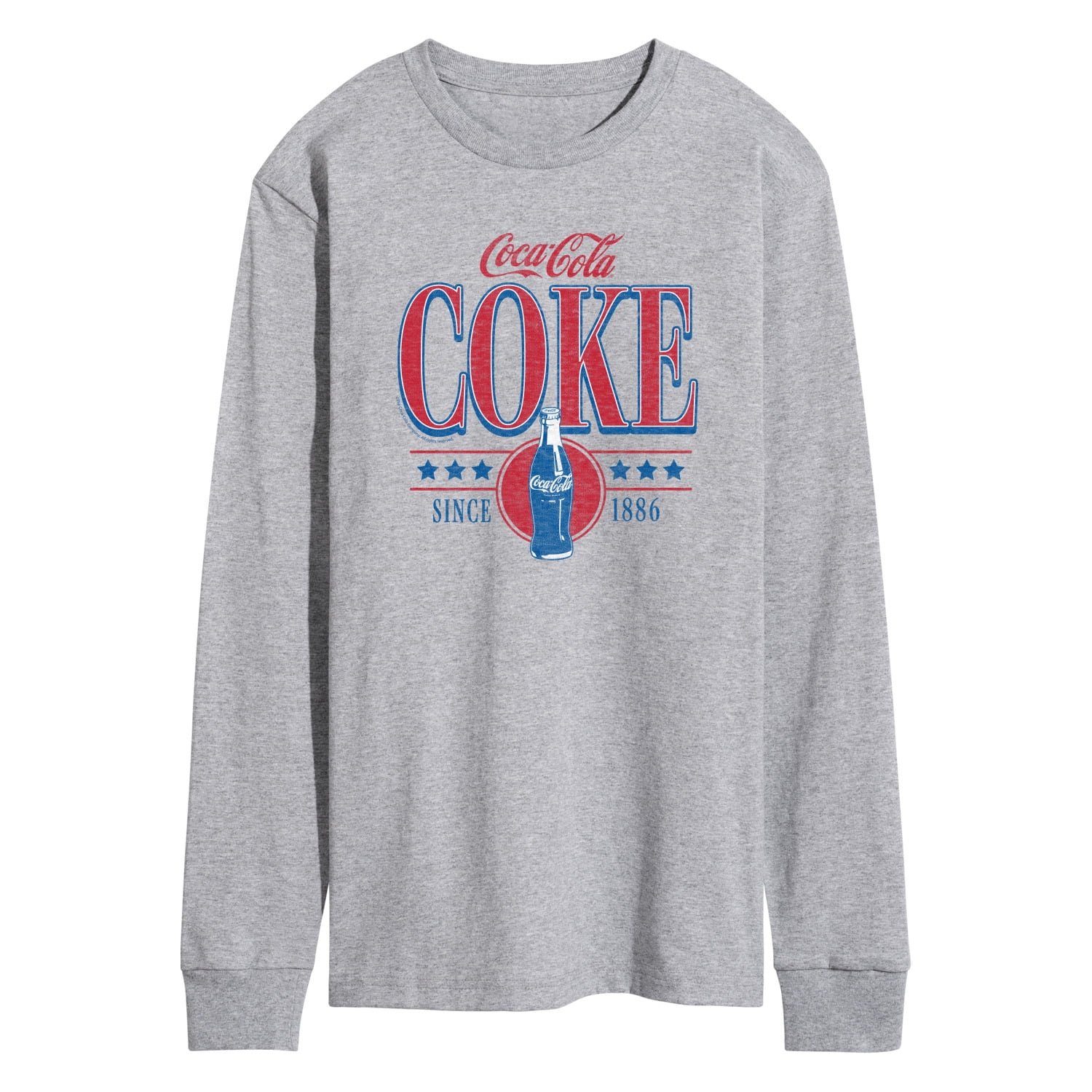 Coca-Cola - 90s Coke Collegiate Design - Men's Long Sleeve T-Shirt ...