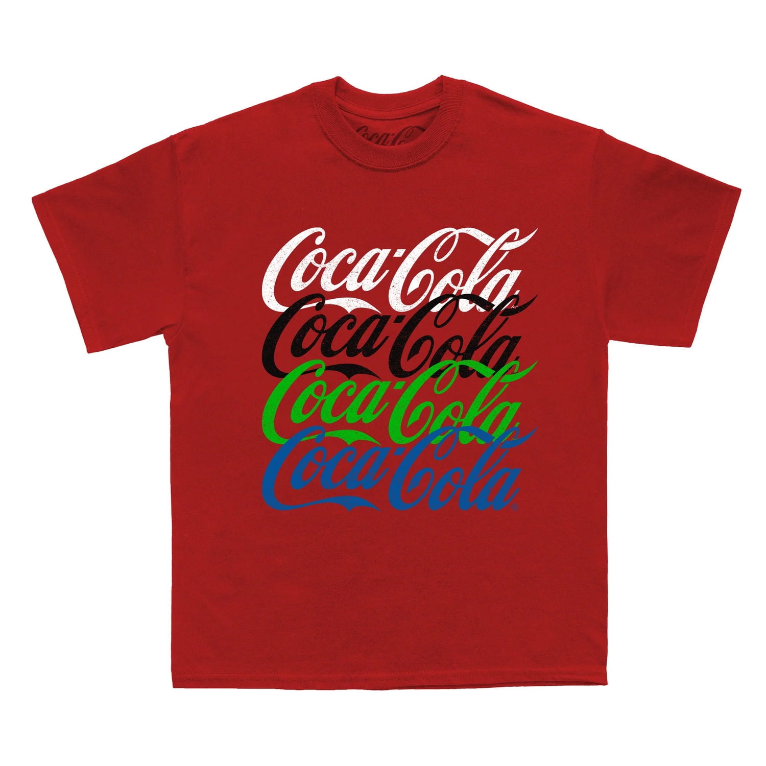 Coca-Cola Adult Repeat Logo T-Shirt - Walmart.com