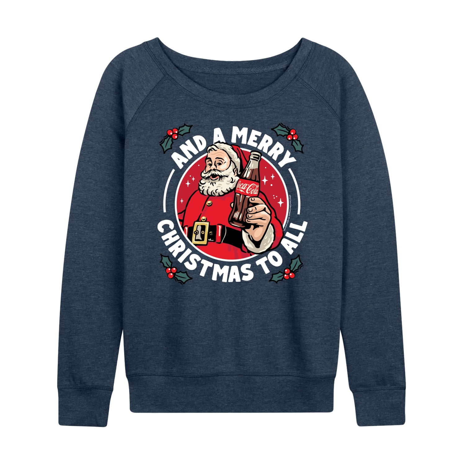 Coca-Cola - And A Merry Christmas To All Coke - Women's French Terry ...