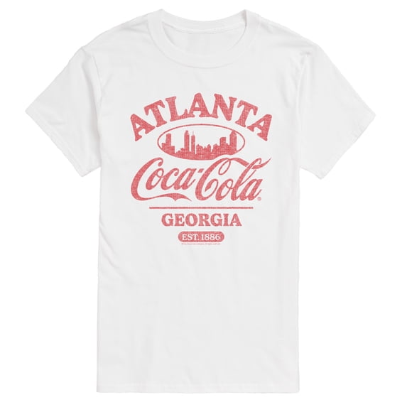 Coca-Cola - Atlanta - Men's Short Sleeve Graphic T-Shirt - Walmart.com