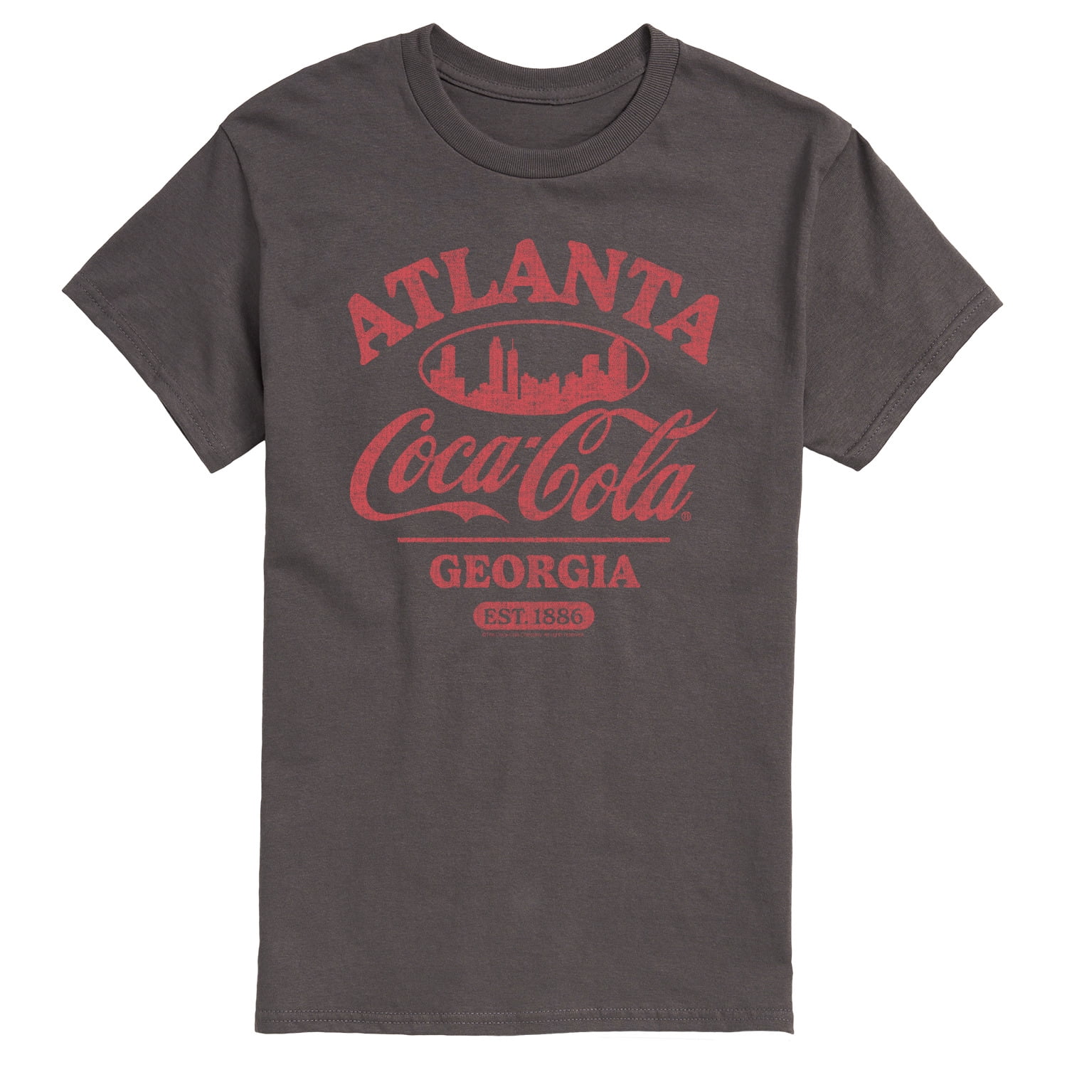 Coca-Cola - Atlanta - Men's Short Sleeve Graphic T-Shirt - Walmart.com