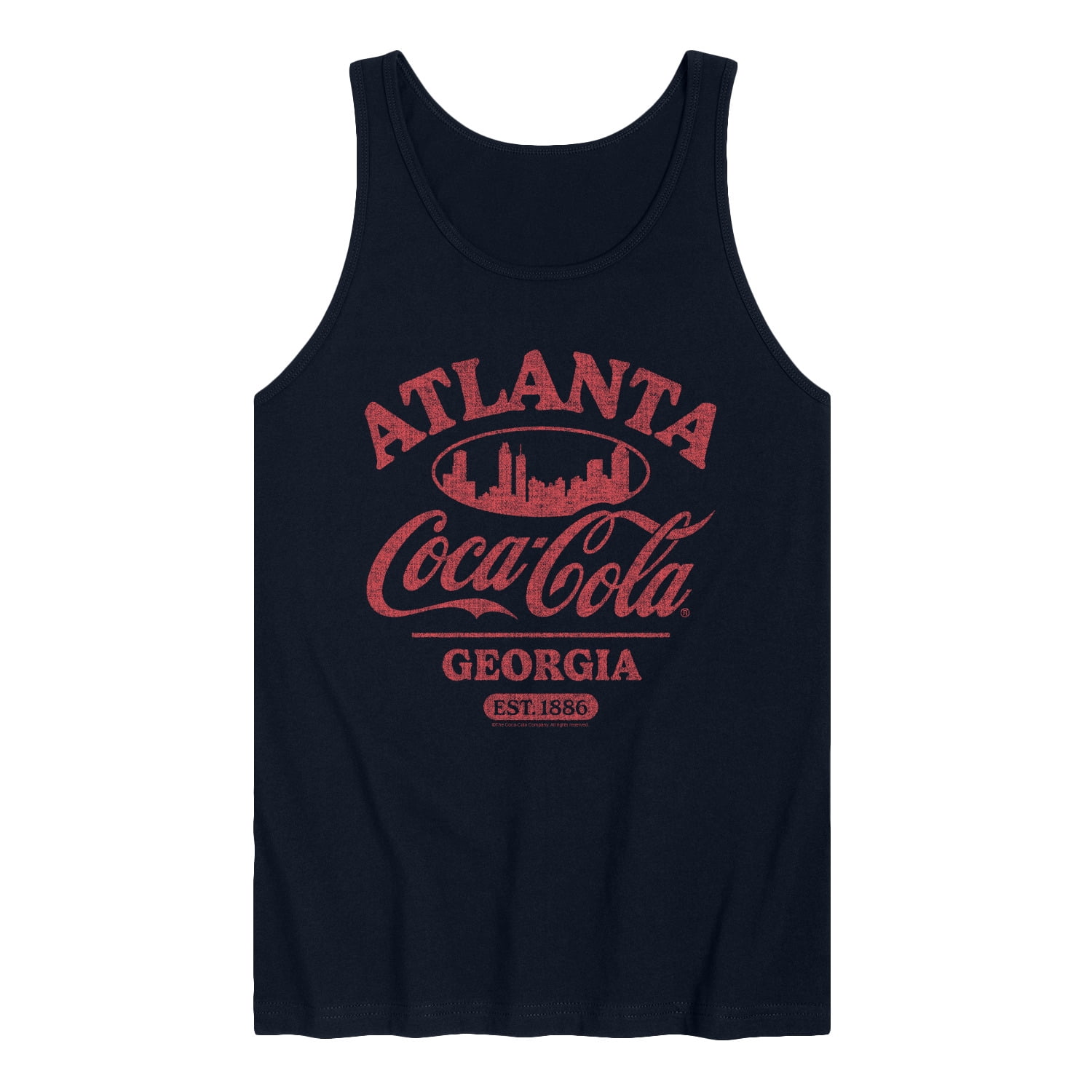 Coca-Cola - Atlanta - Men's Sleeveless Graphic Tank - Walmart.com